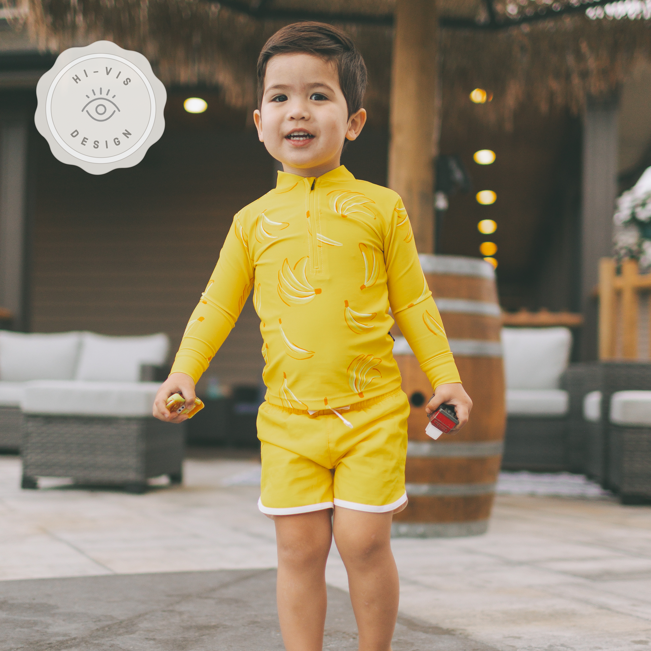 DEFECT - Rashguard Shirt - Banan-za! – Honeysuckle Swim Company