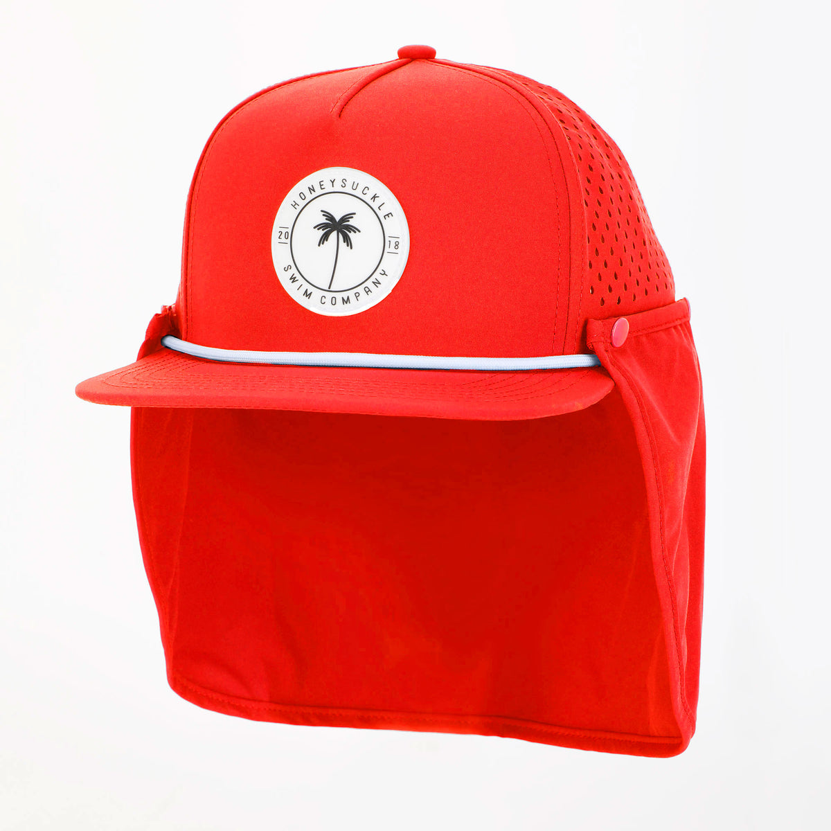 Snapback Sunhat - Red – Honeysuckle Swim Company