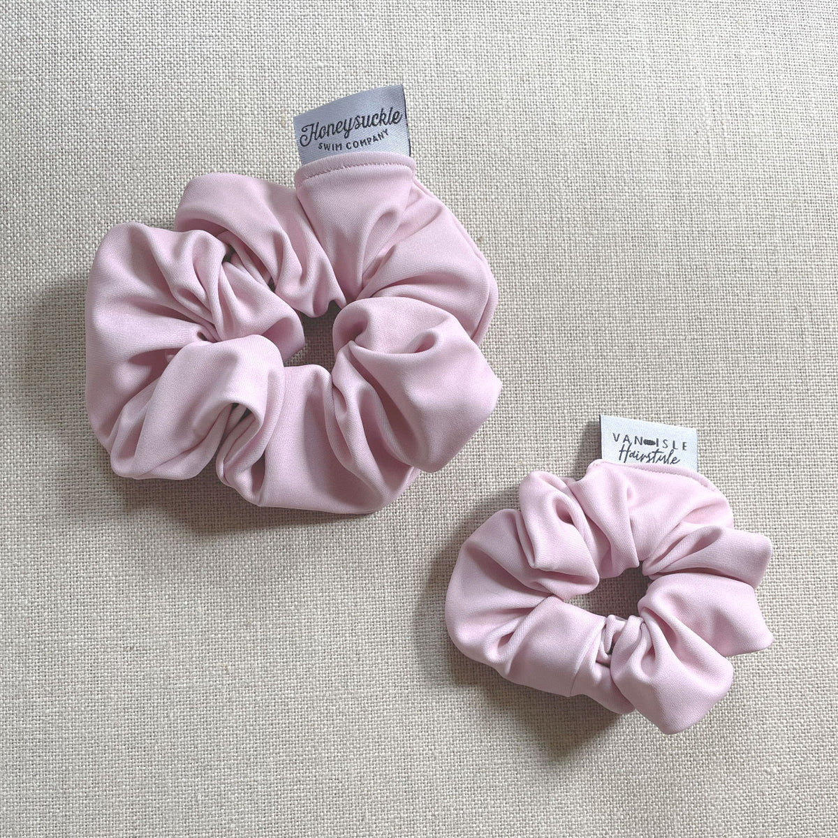 Swim Scrunchie - Solid Blush – Honeysuckle Swim Company